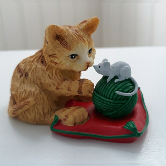 Sandicast | Accents | Vintage Cat And Mouse Figurine | Poshmark
